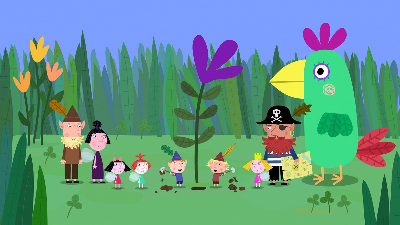 Maličké království Bena a Holly - Redbeard the Elf Pirate (S01E31 ...