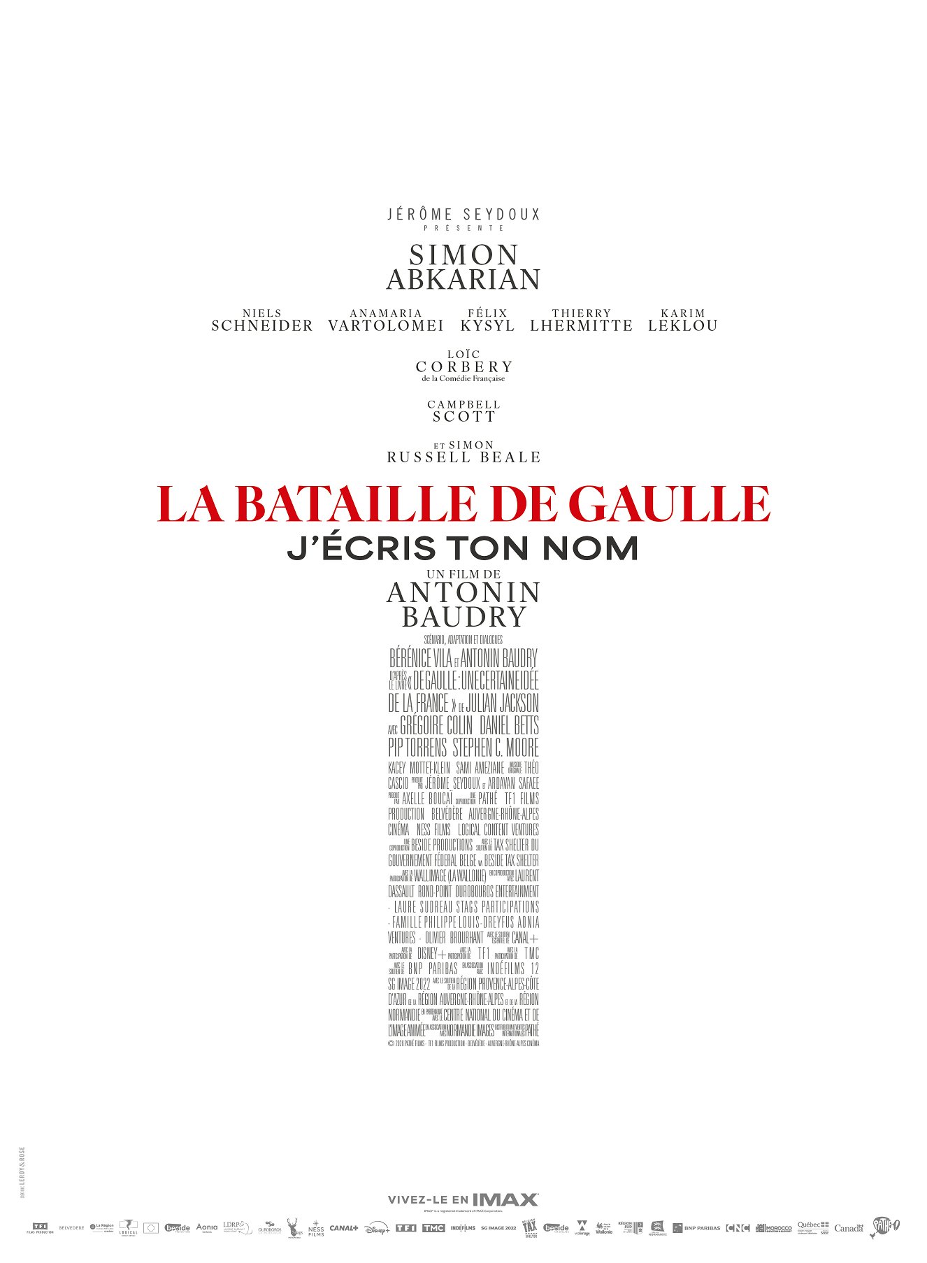 La Bataille de Gaulle : J'écris ton nom (2026) | Gallery - Posters ...