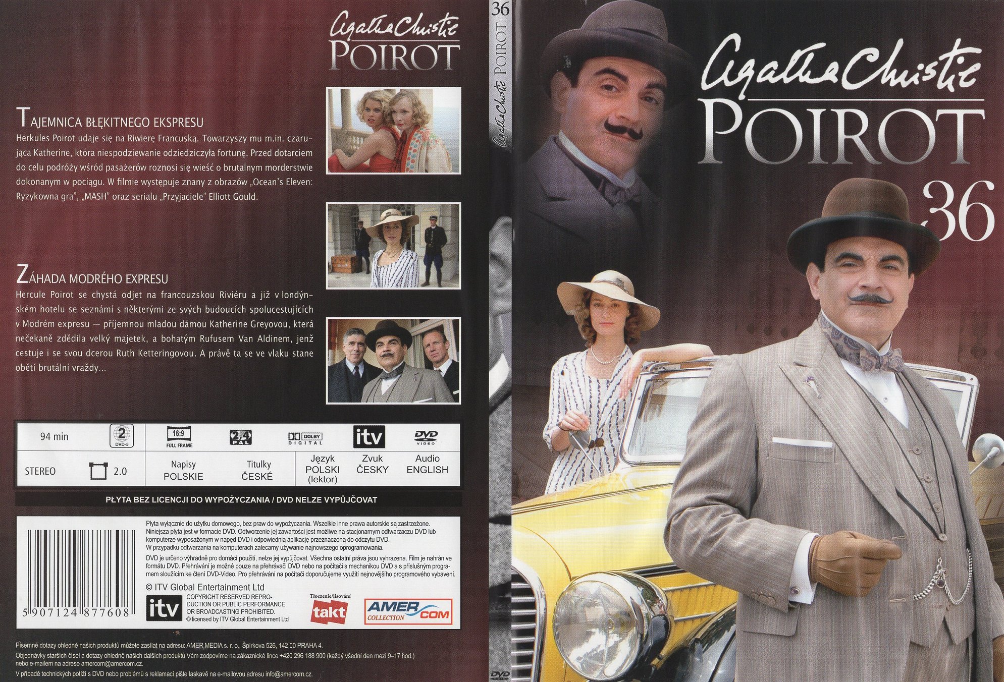 Agatha Christie's Poirot - Záhada modrého expresu (S10E01) (2005 ...