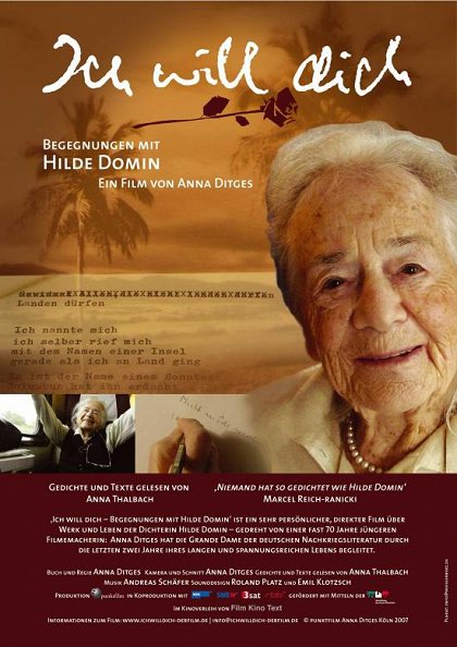 Ich will dich - Begegnungen mit Hilde Domin (2007) | ČSFD.cz