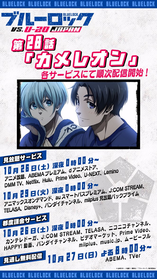 Blue Lock - Chameleon (S02E04) (2024) | Galerie - Plakáty | ČSFD.cz