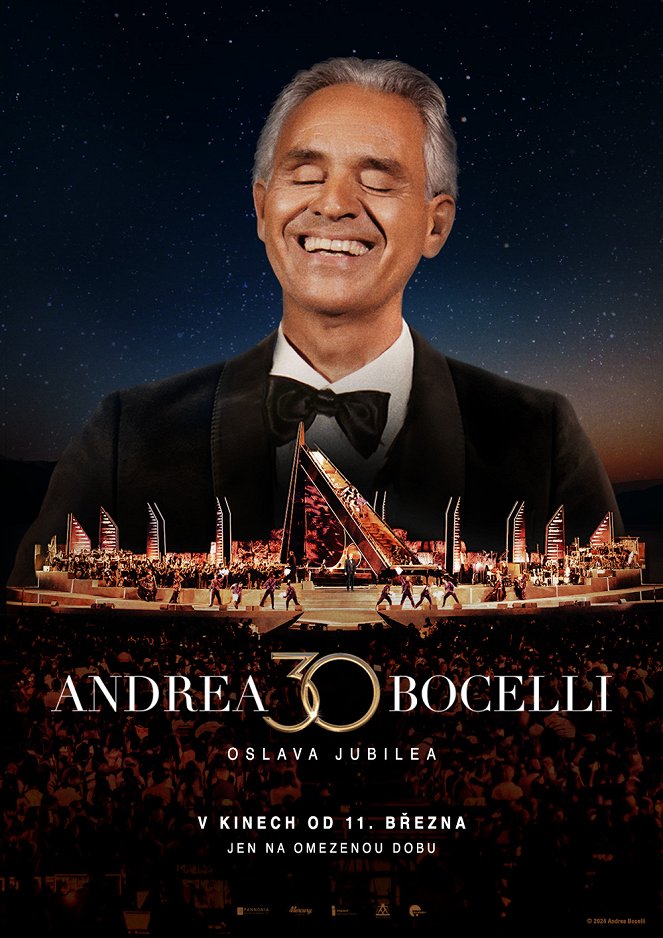 Andrea Bocelli 30: Oslava jubilea (2024) | Galerie - Plakáty | ČSFD.cz