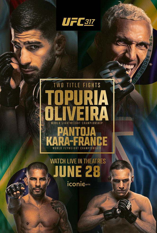 UFC 317: Topuria vs Oliveira (2025) | Galerie - Plakáty | ČSFD.cz