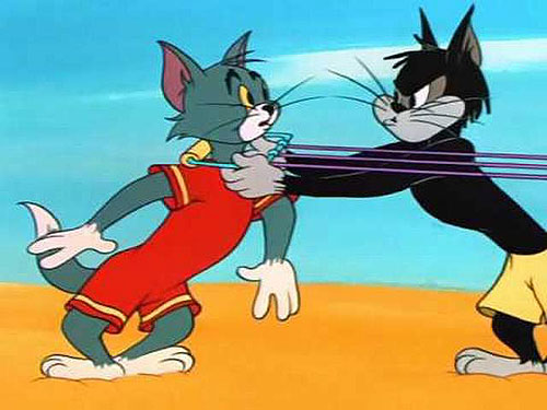 Tom a Jerry - Muscle Beach Tom (S01E101) (1956) | ČSFD.sk
