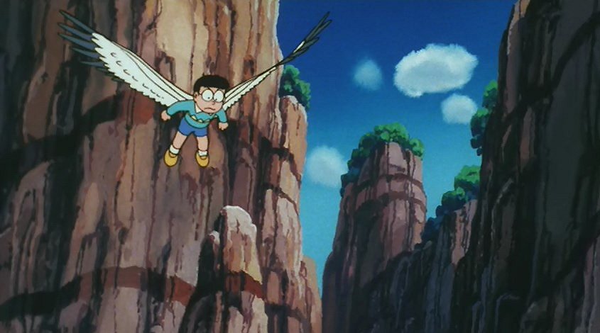 Eiga Doraemon: Nobita to cubasa no júšatači (2001) | ČSFD.cz