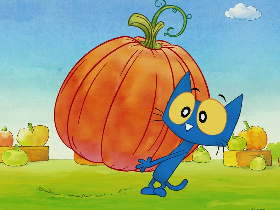 Pete the Cat - Pumpkin Pageant & Trick or Treating Ghost (S01E08) (2018 ...