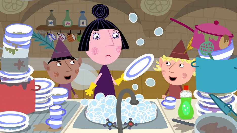 Maličké království Bena a Holly - No Magic Day (S02E04) (2012) | ČSFD.cz