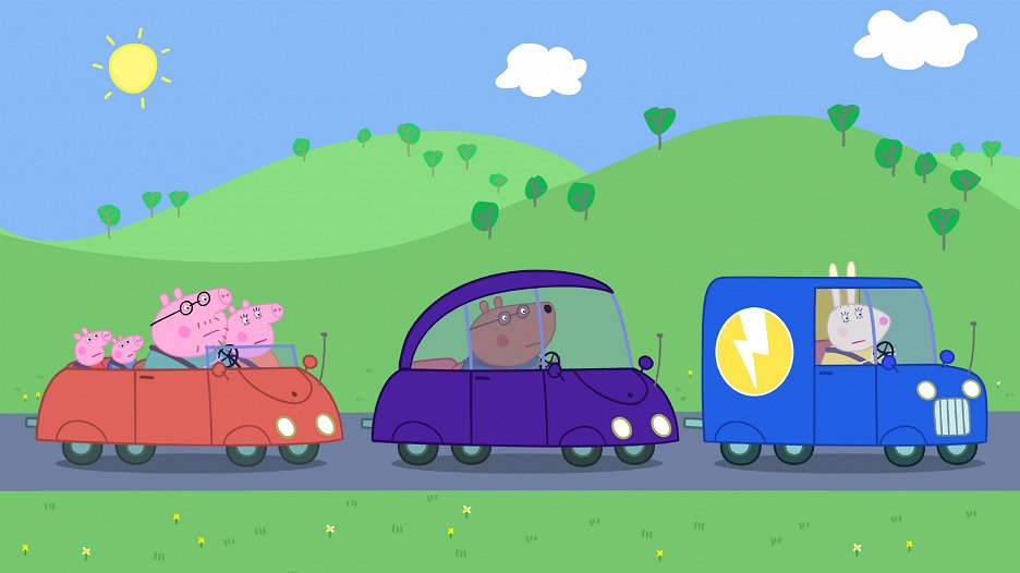 Prasátko Peppa - Digging Up the Road (S03E26) (2009) | ČSFD.cz