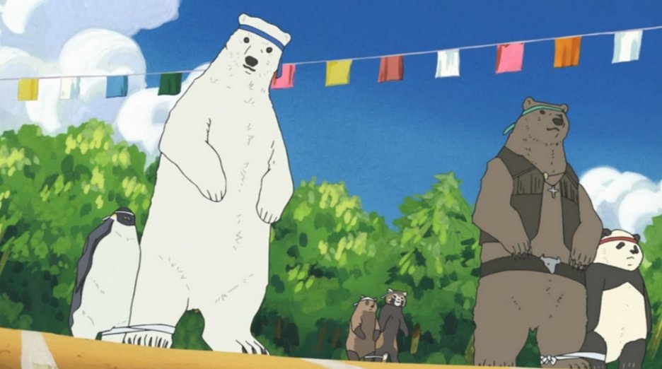 Širokuma Café - Panda-kun no dešiiri / Dóbucu darake no undókai (E24 ...