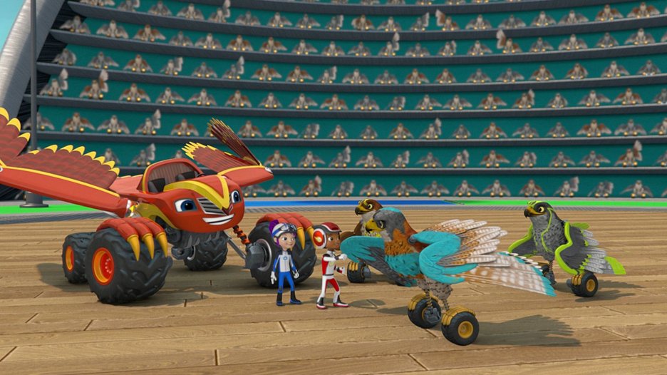 Plamínek a čtyřkoláci - Falcon Quest (S03E11) (2017) | Galerie - Z ...