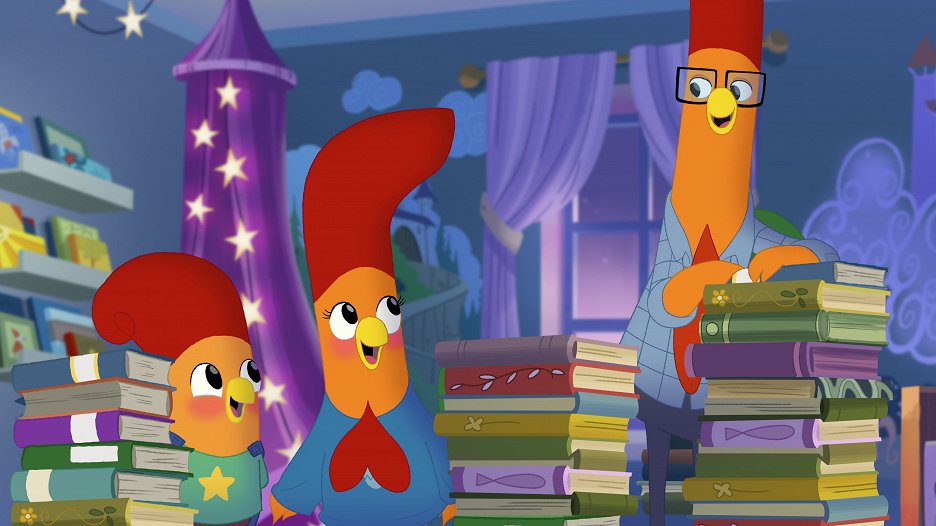 Kuře, které vyrušovalo - Ne až tak zlý Vlk / Mořské kuře (S01E01) (2022 ...