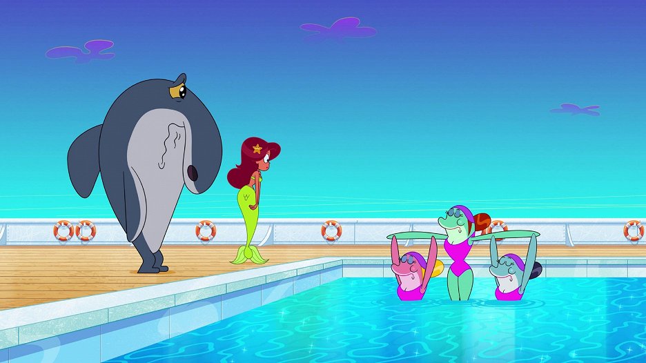 Zig a Sharko - La Natation synchronisée (S03E21) (2019) | ČSFD.cz