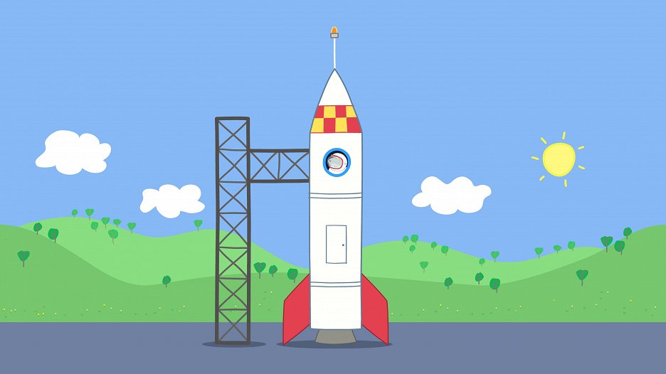 Prasátko Peppa - Grampy Rabbit in Space (S04E50) (2012) | ČSFD.cz