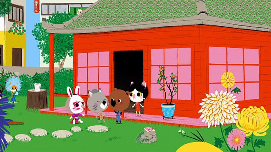 Medvídek Mouk - Le Club de kabuki (S01E58) (2011) | ČSFD.cz