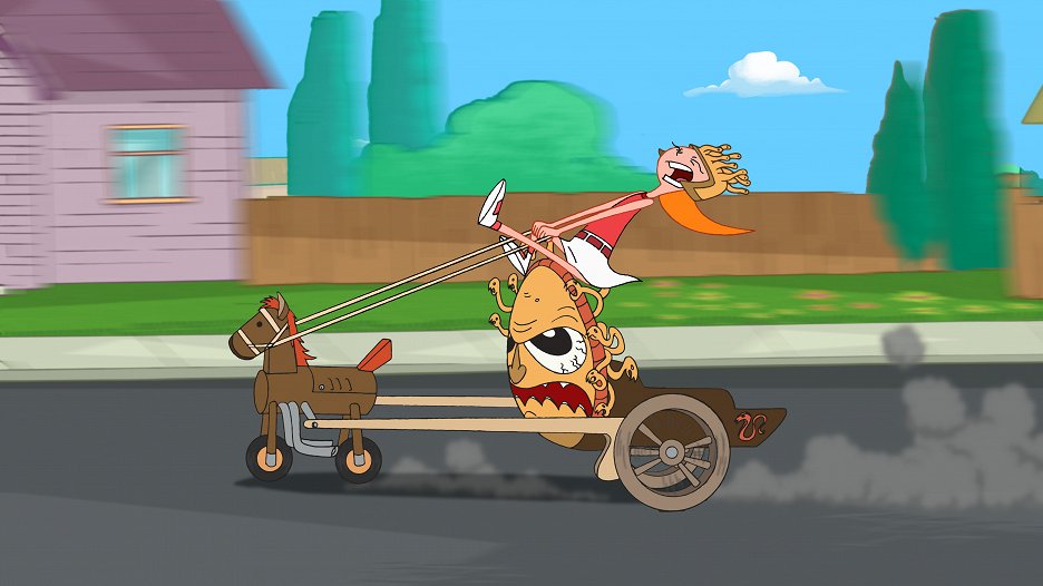 Phineas & Ferb - Greece Lightning (S01E25) (2008) | ČSFD.cz