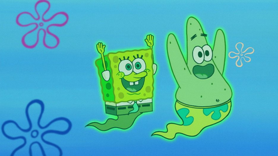 SpongeBob v kalhotách - Ať žijí duchové! / Sépiák a jeho klarinet ...