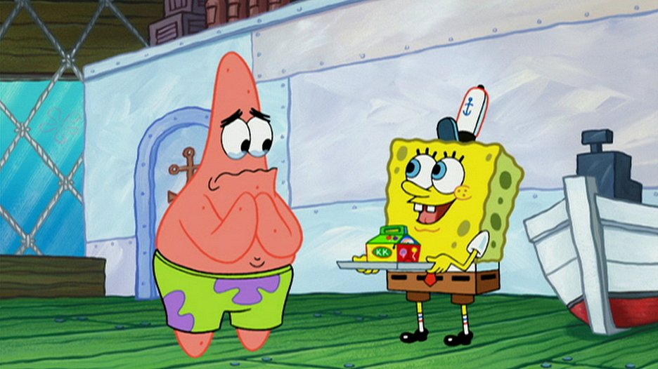 SpongeBob v kalhotách - Tvoje a moje a moje / Škrťák Krabs (S07E06 ...