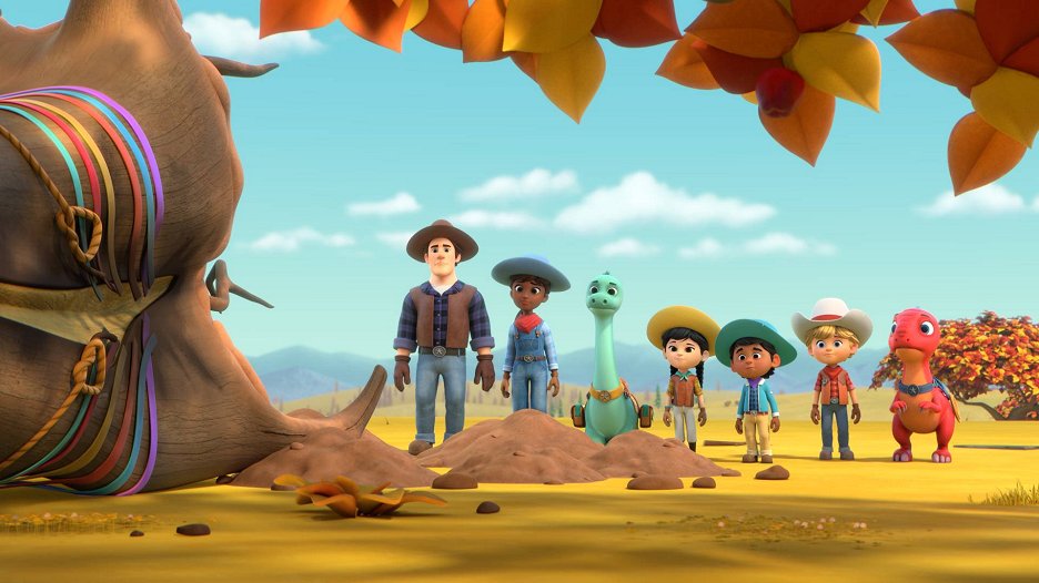 Dino Ranch - The Polka-Dot Parasaur / Dusty the Digging Dino (S03E10 ...