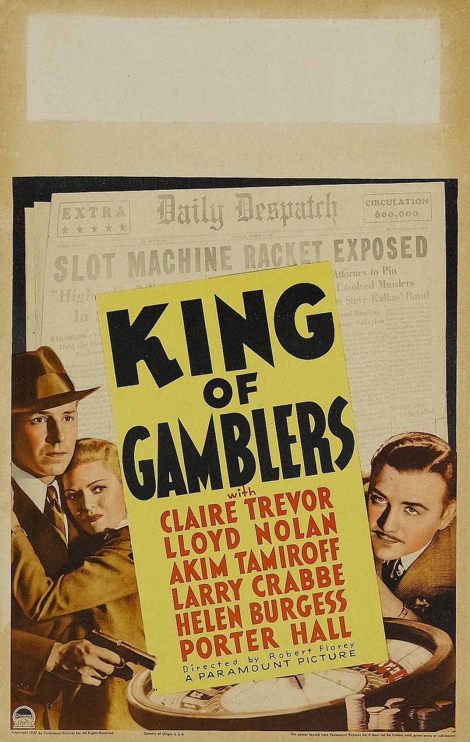 King of Gamblers (1937) | ČSFD.sk