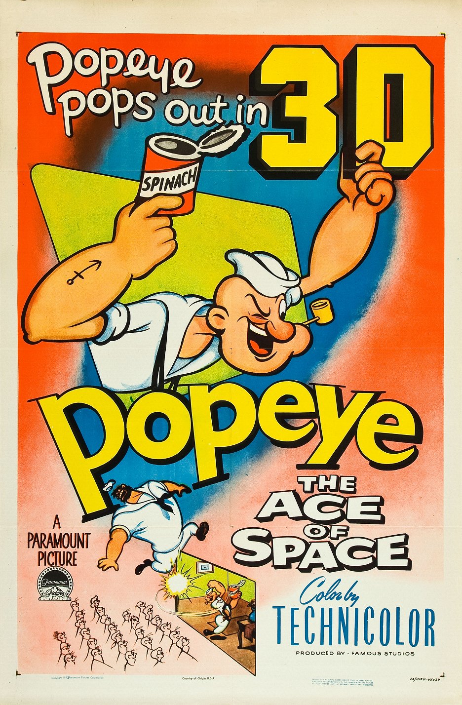 Popeye, the Ace of Space (1953) | ČSFD.cz