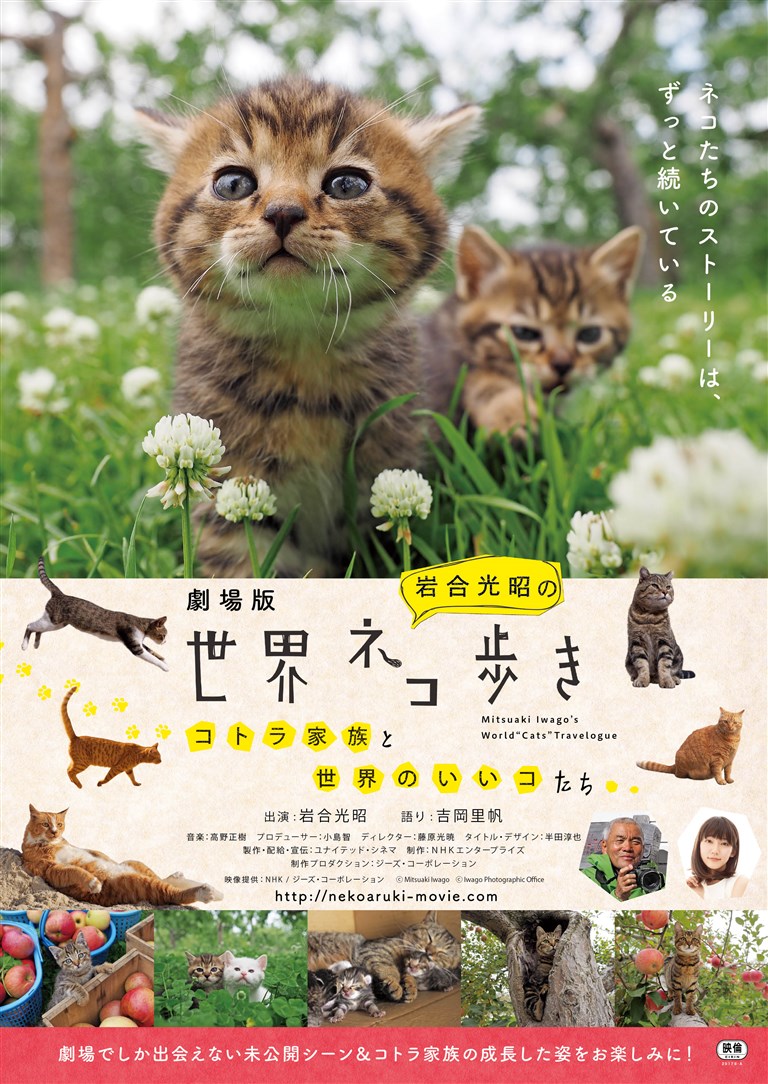 Gekidžóban Iwagó Micuaki no sekai neko aruki – Kotora kazoku to sekai ...
