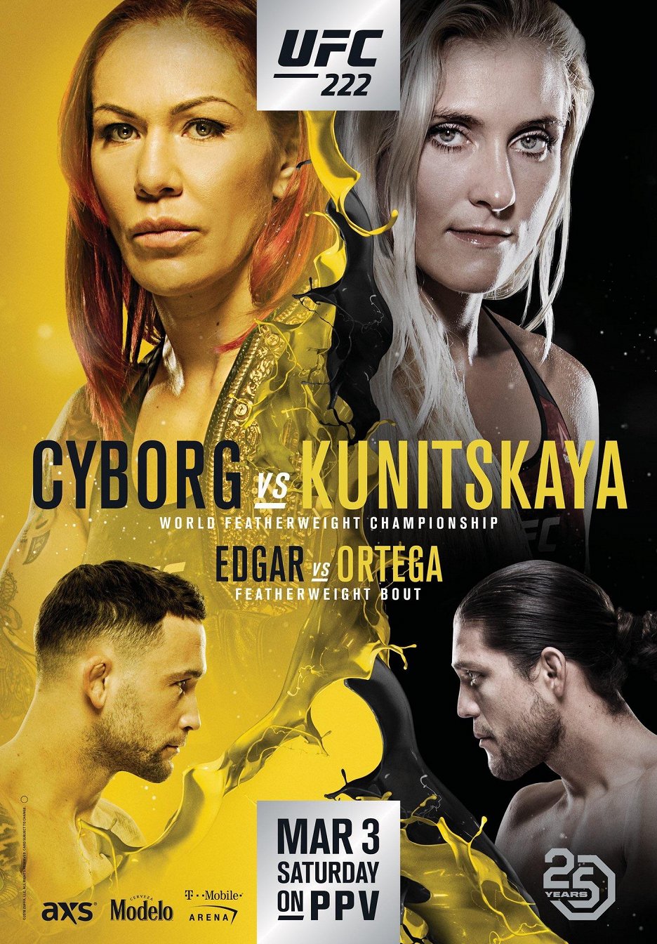 UFC 222: Cyborg vs. Kunitskaya (2018) | ČSFD.cz