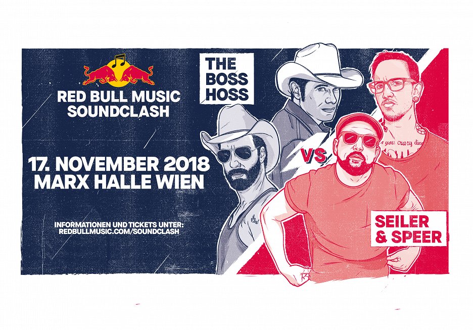Red Bull Music Soundclash - Seiler und Speer gegen The BossHoss (2018 ...