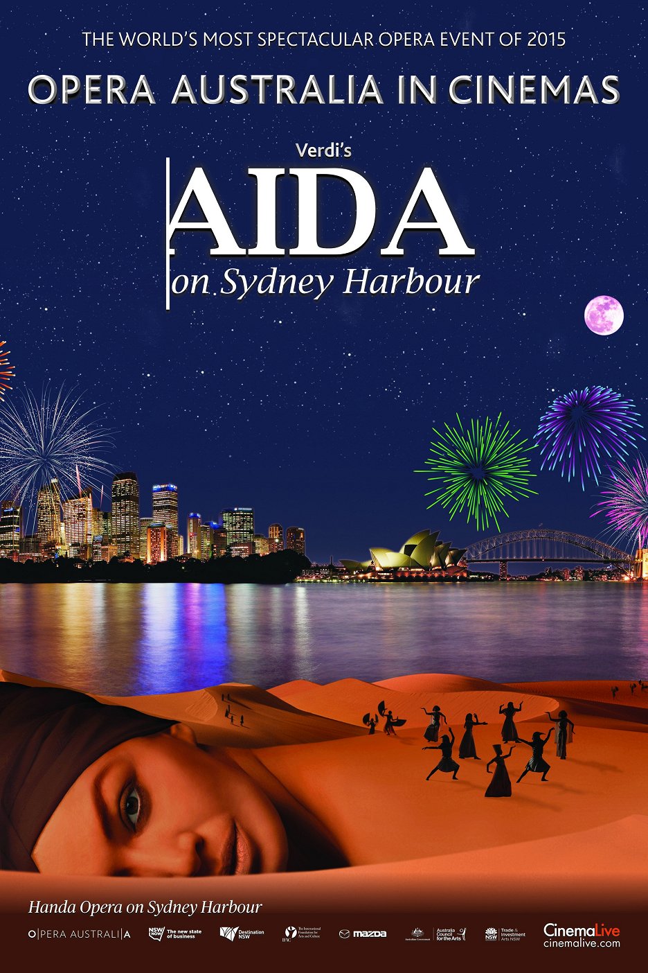 Aida: Handa Opera on Sydney Harbour (2015) | Galerie - Plakáty | ČSFD.cz